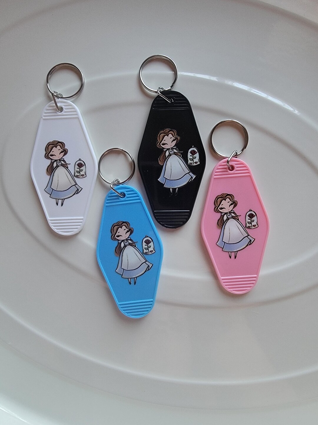 Bookworm Princess Motel Keychain - Unique Keyring Gift - Stocking ...