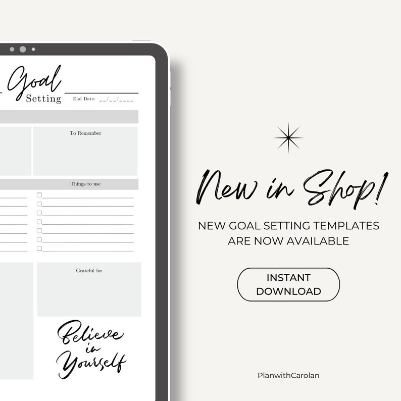 Real Estate Agent Goal Tracker Template - Etsy
