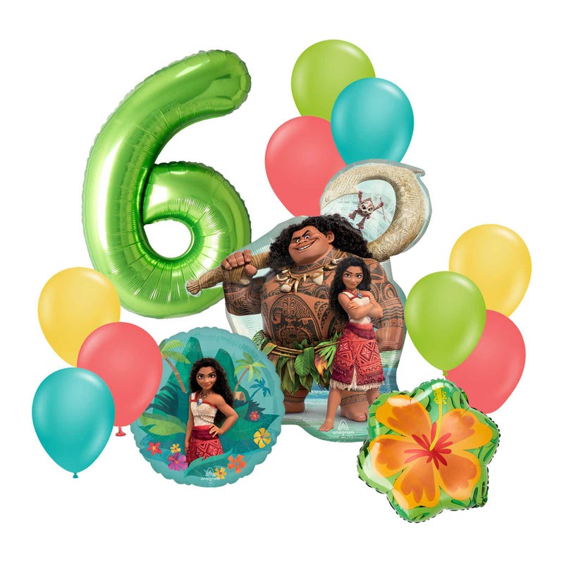 Moana Balloon Bouquet - Etsy