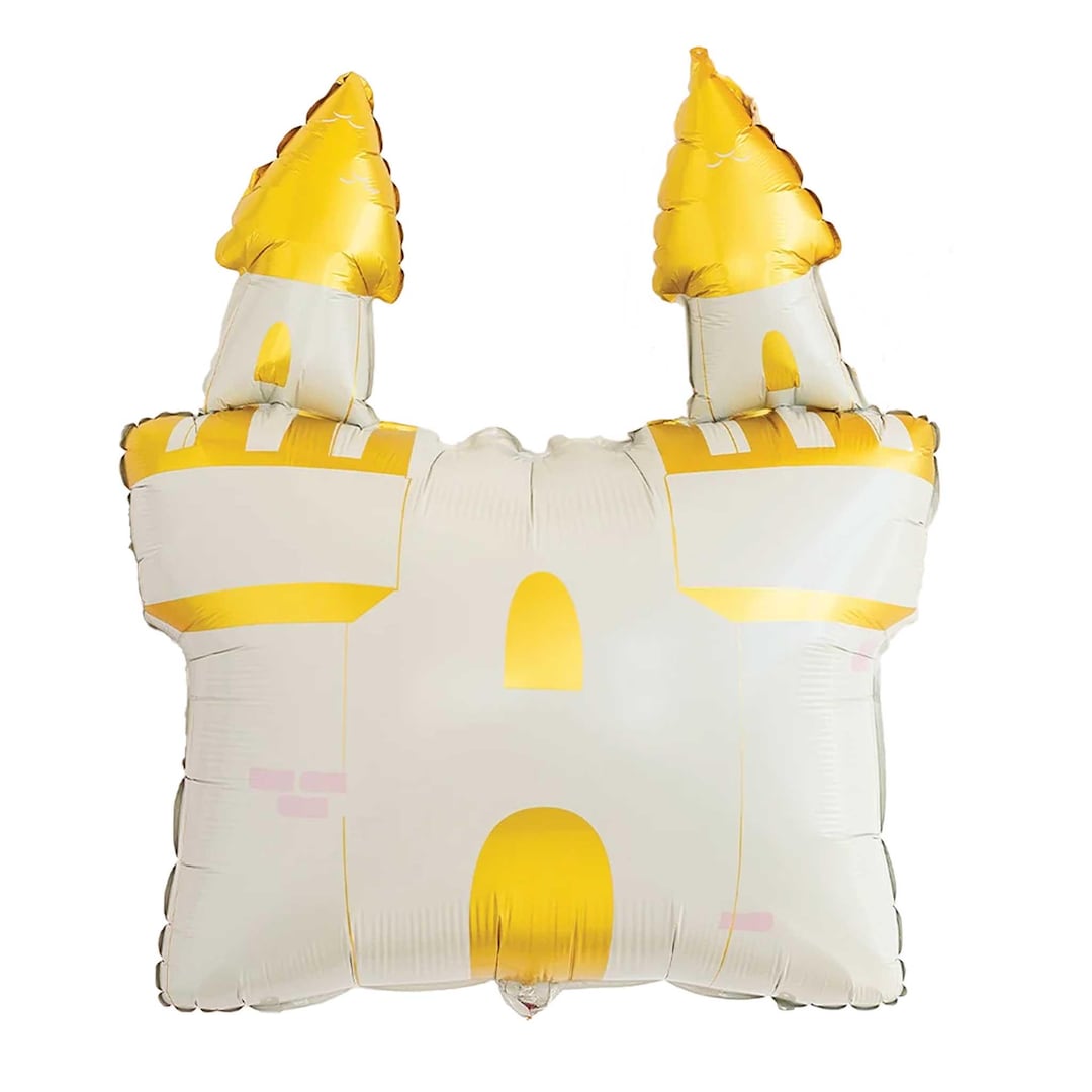 Princess Castle Foil Balloon, Gold Royal Party Decor - Etsy