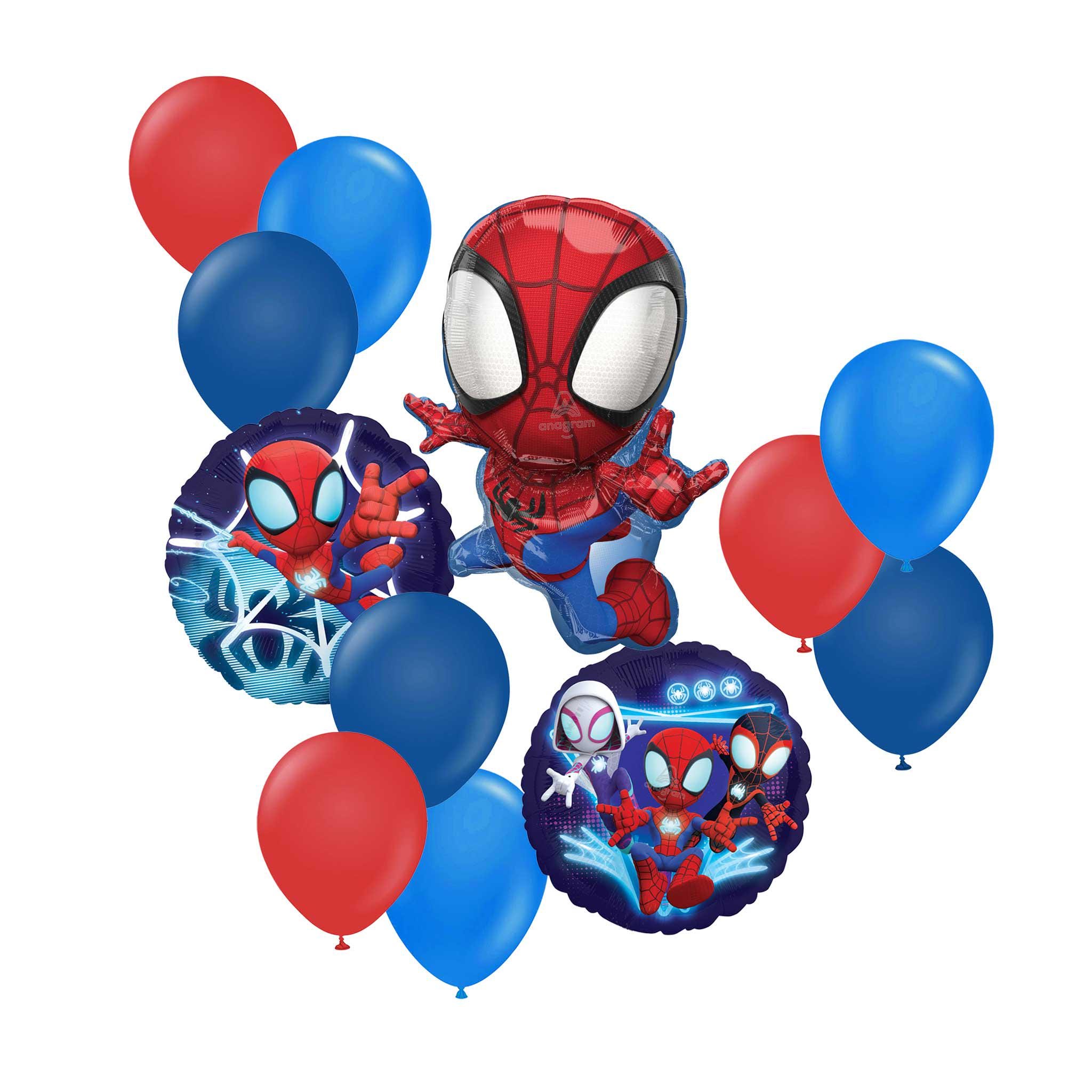 Officially Licensed Spidey & Friends Balloon Bouquet, Spider-man ...