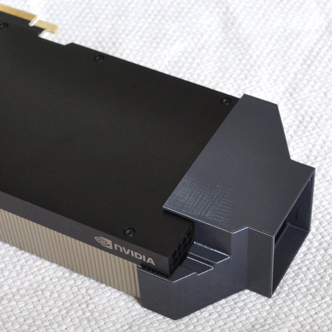 Tesla A100: 40mm Fan Adapter Mount Compatible W NVIDIA Tesla CMP 170HX ...