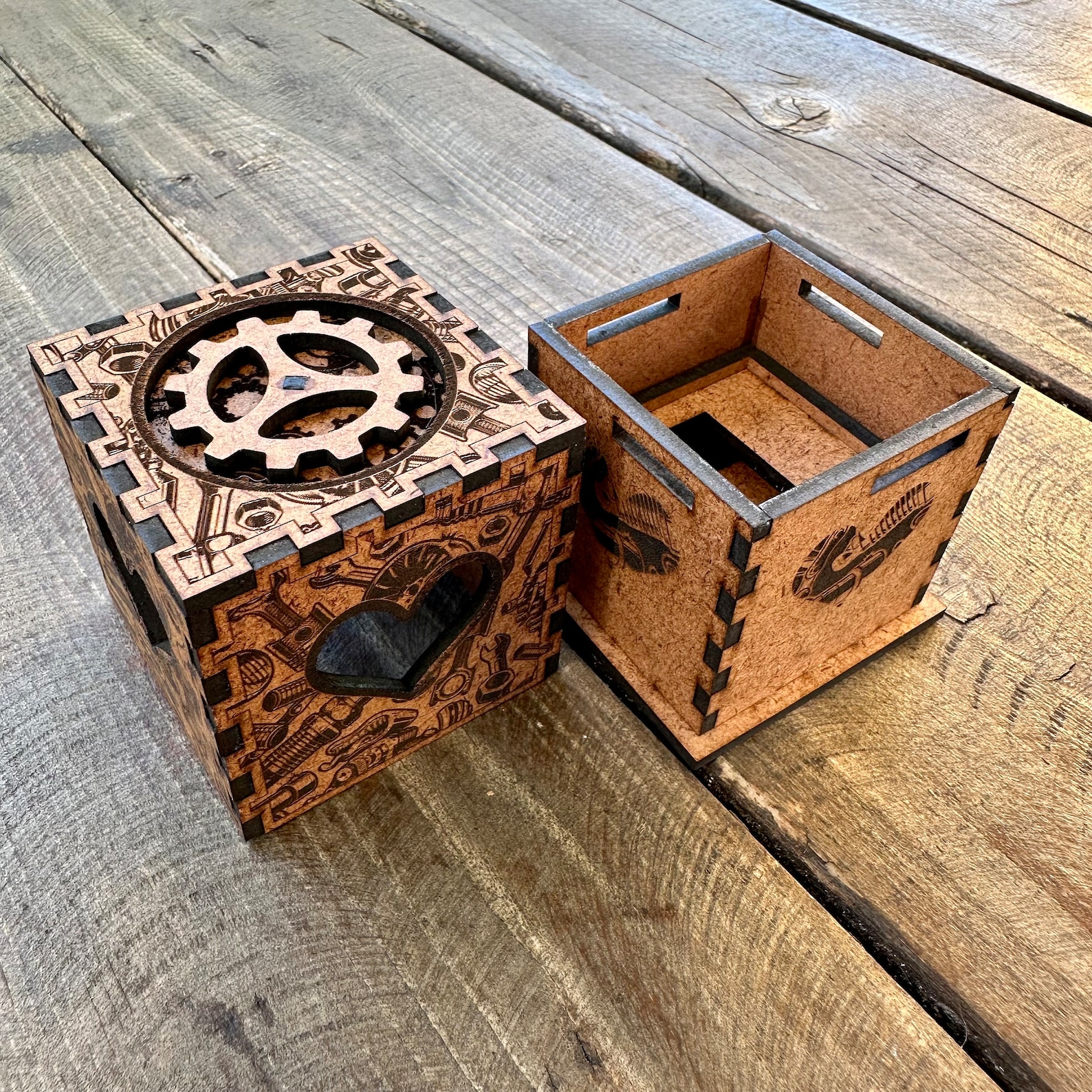 Laser Cut Ring Jewelry Box Laser Cut File in Six Deferent Designs in ...