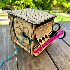 Laser Cut Yarn Bowl Svg Template for Crocheting and Knitting ...