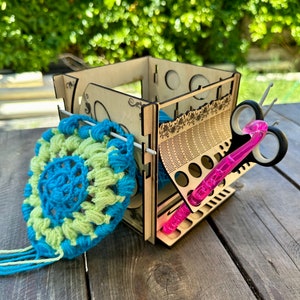 Laser Cut Yarn Bowl Svg Template for Crocheting and Knitting ...