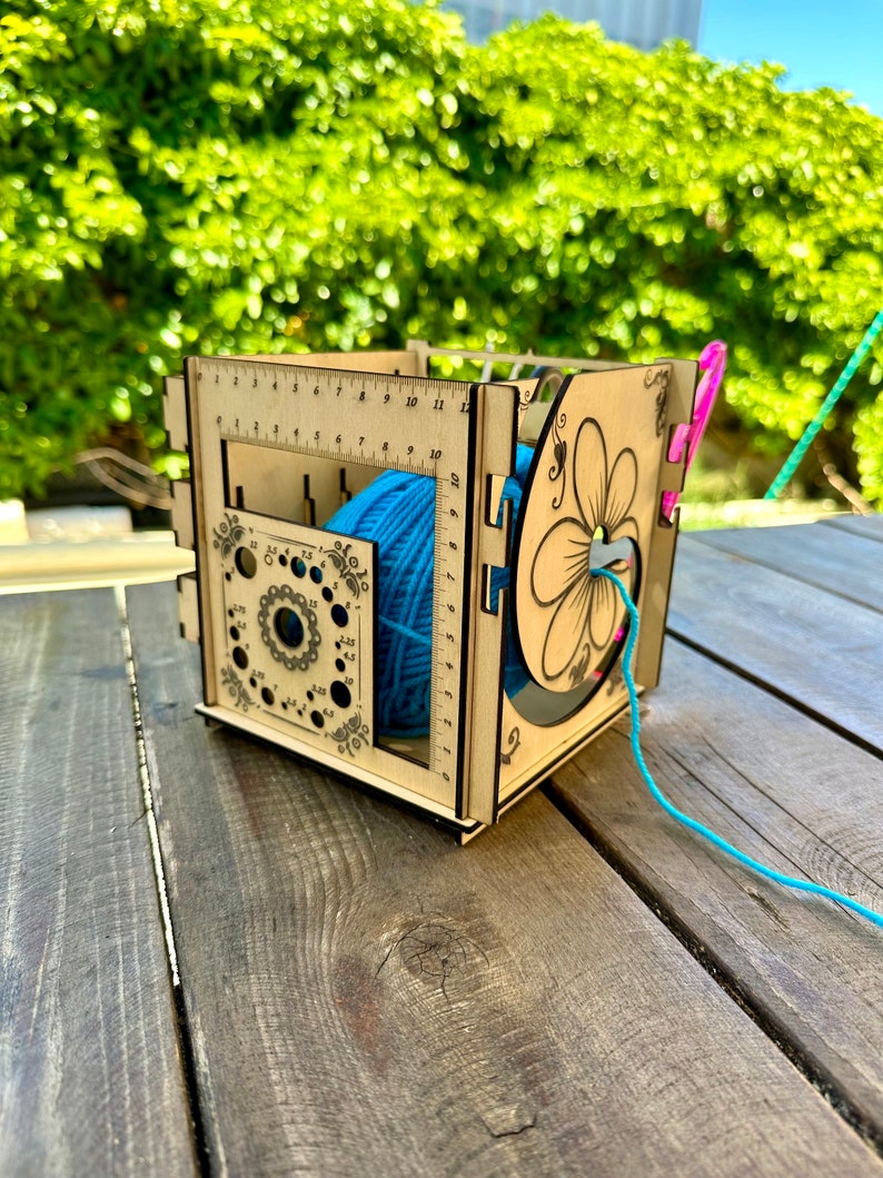 Laser Cut Yarn Bowl Svg Template for Crocheting and Knitting ...