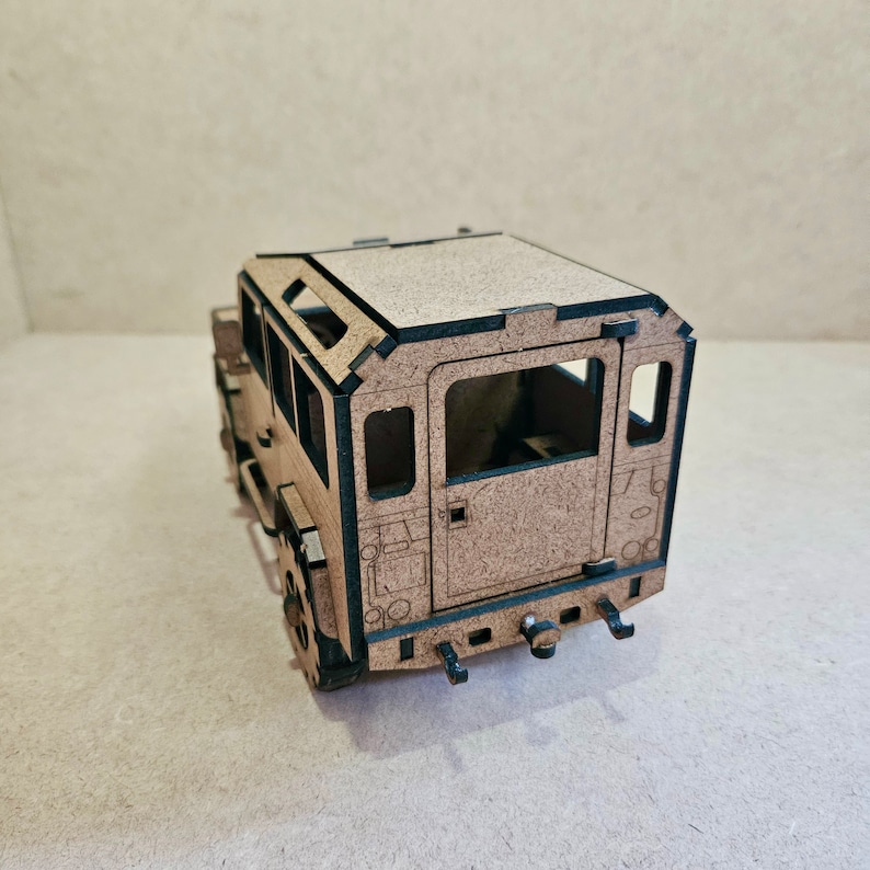 Lser Cut Land Rover 3d Model Puzzle Laser Cut File With Assembly ...