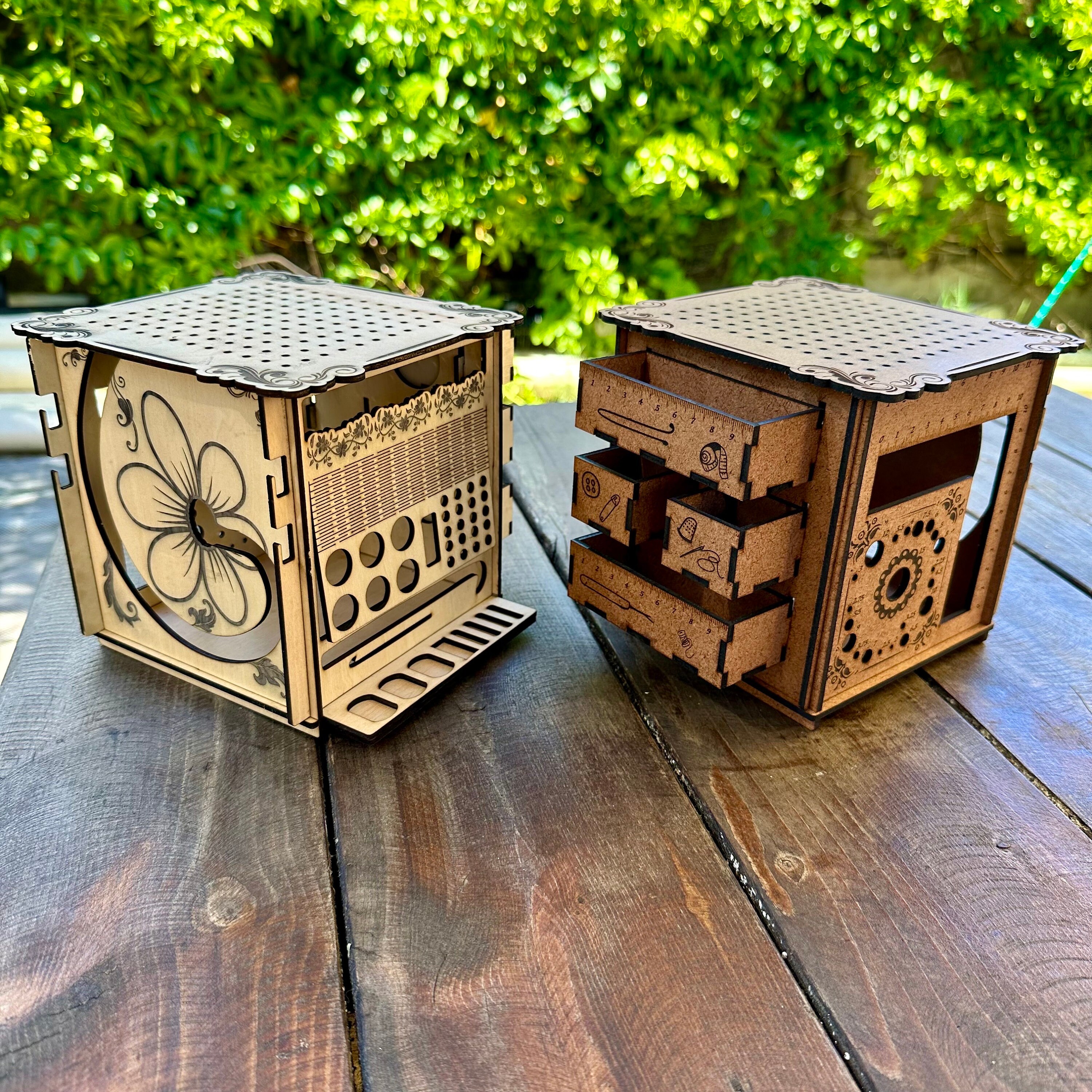 Laser Cut Yarn Bowl Svg Template for Crocheting and Knitting ...