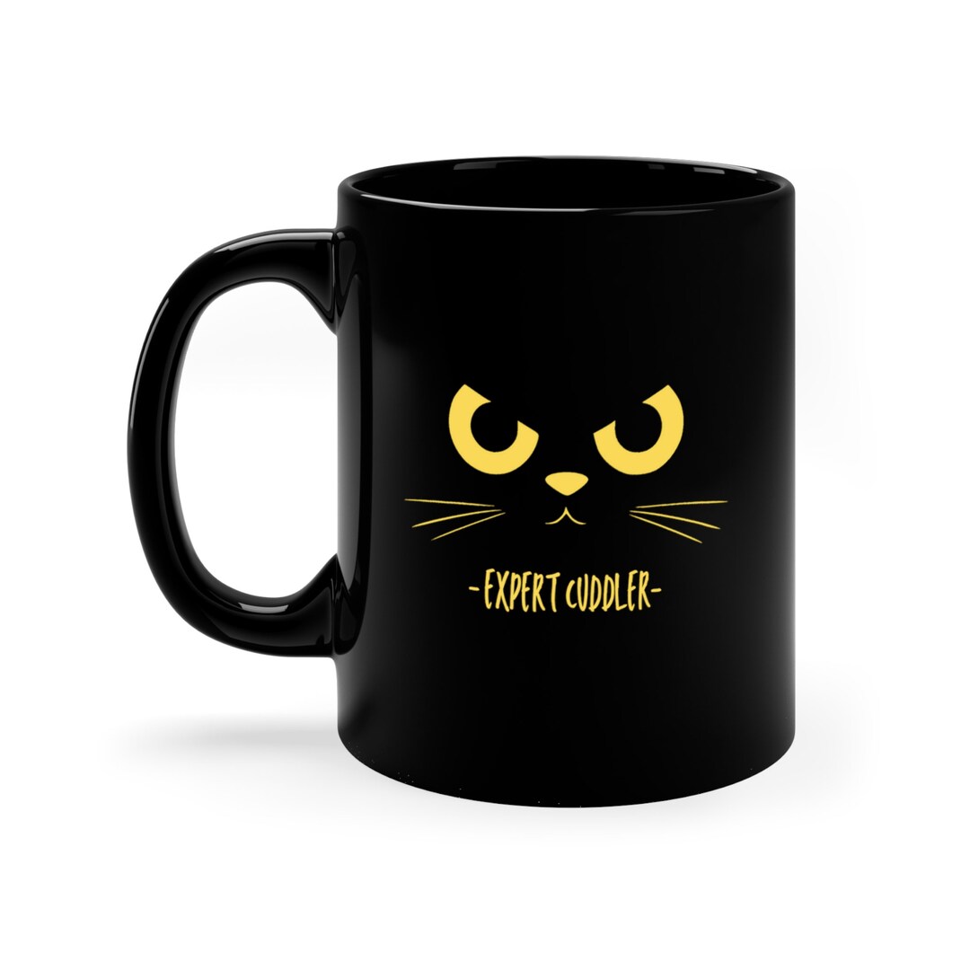 Grumpy Cat Adorable Cat Dad Mug For Expert Cuddlers Funny Cat Mug T For Cat Lovers Cat Dad