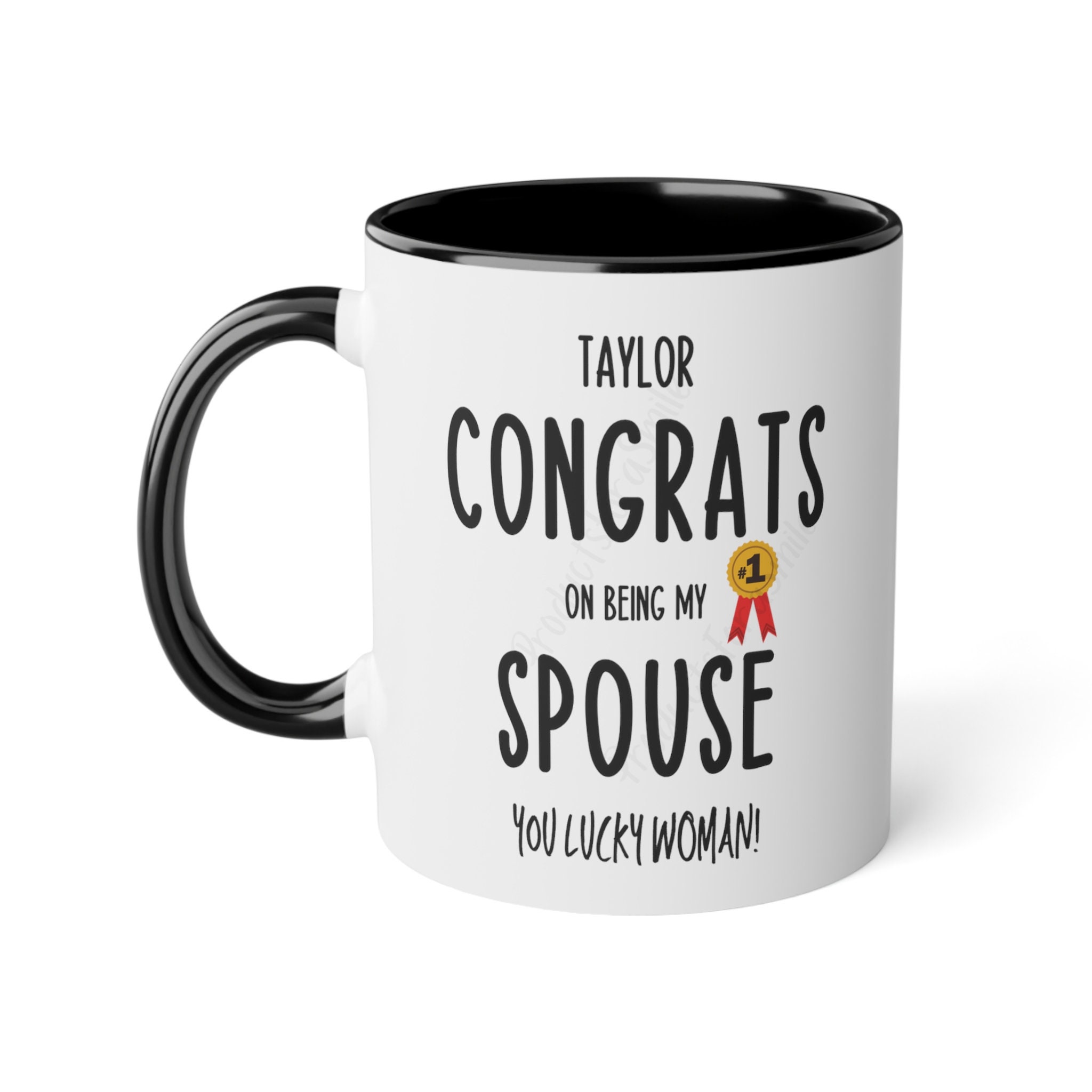 Customizable Spouse Mug, Unique Personalized Witty Mug Gift for Your ...