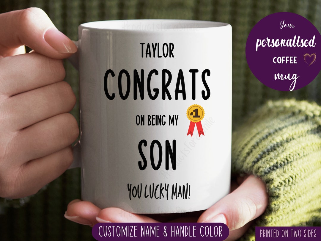 Customizable Son Mug, Unique Personalized Witty Mug Gift for Your ...