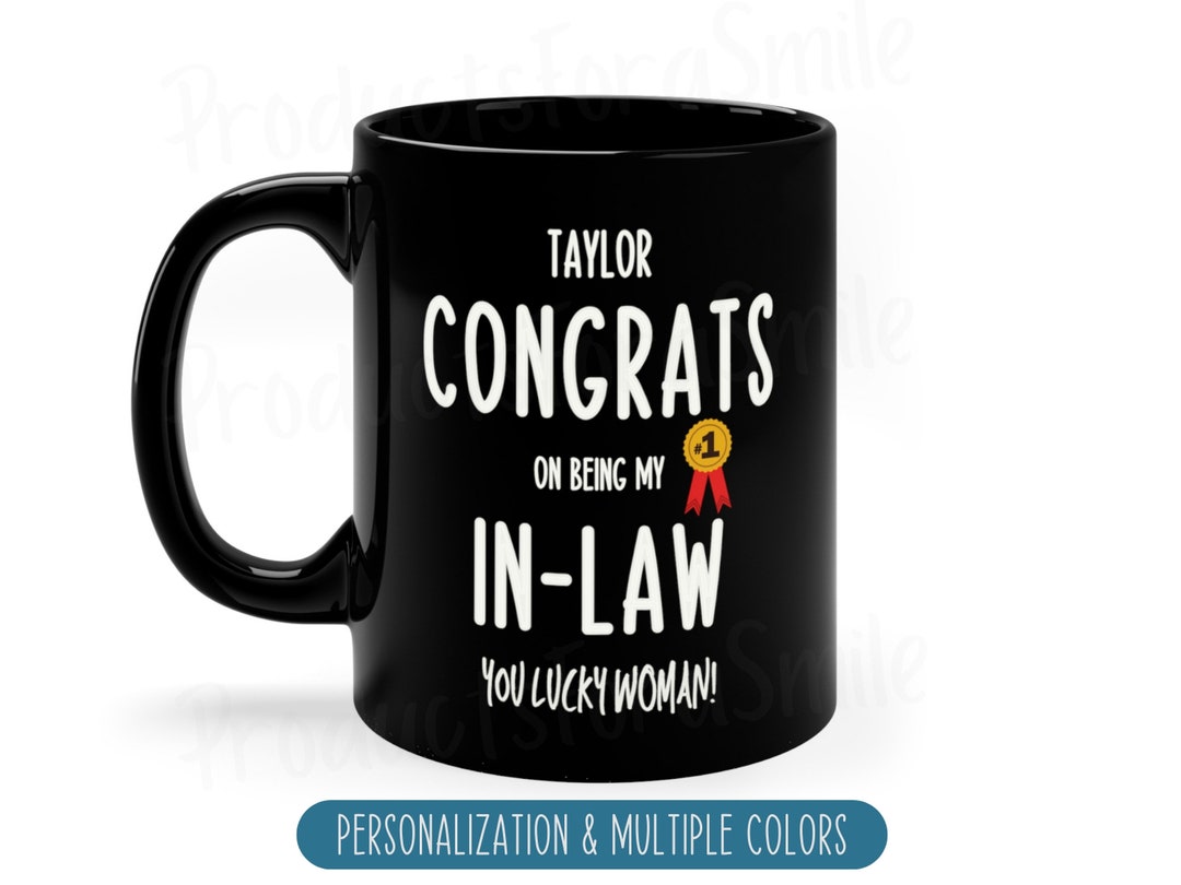 Customizable In-law Mug, Unique Personalized Witty Mug Gift for Your ...