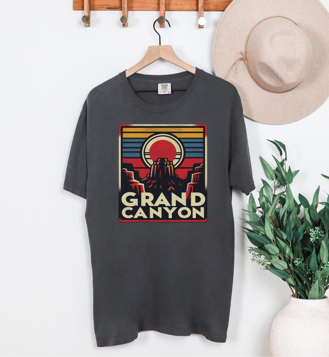 Vintage Grand Canyon Retro Tee - Comfort Colors American West - Etsy