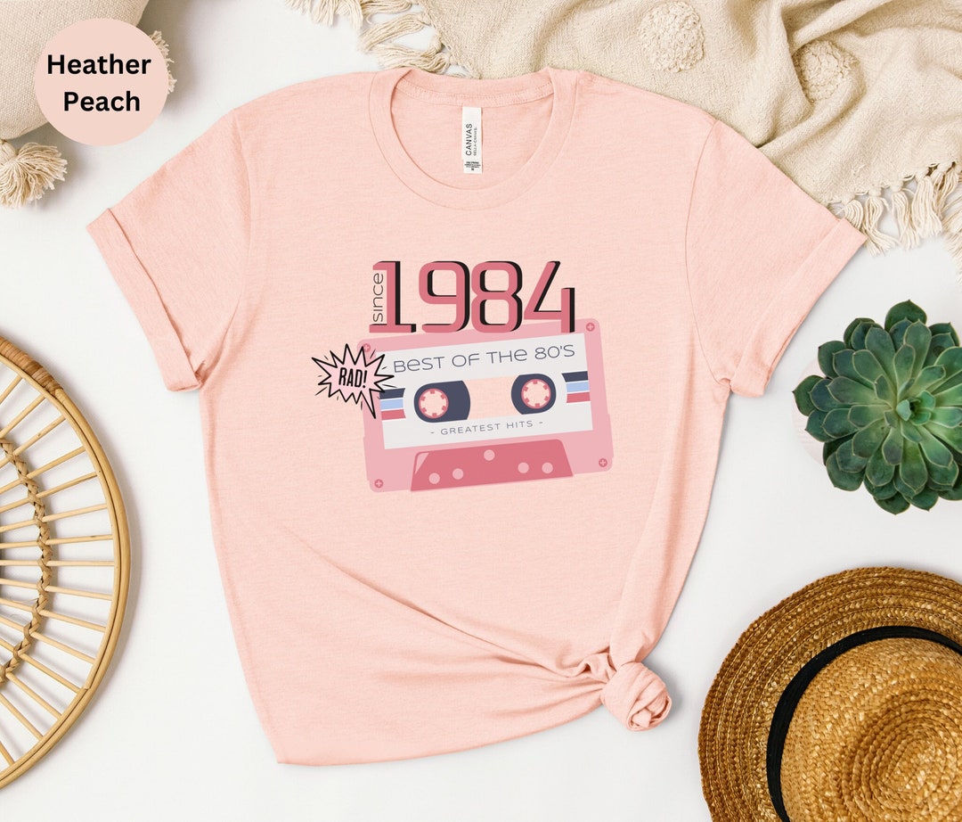 80s Theme 40th Birthday Shirt, Synth Pastel Tshirt, Synthwave Neon Pink ...