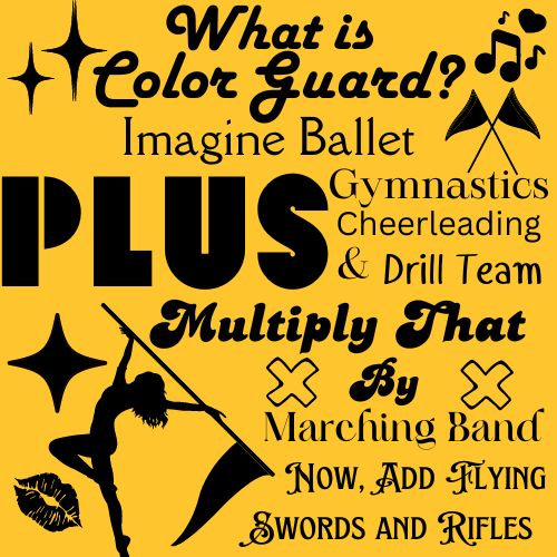 Color Guard PNG SVG Jpg, Color Guard Winter Guard Cut Files With ...