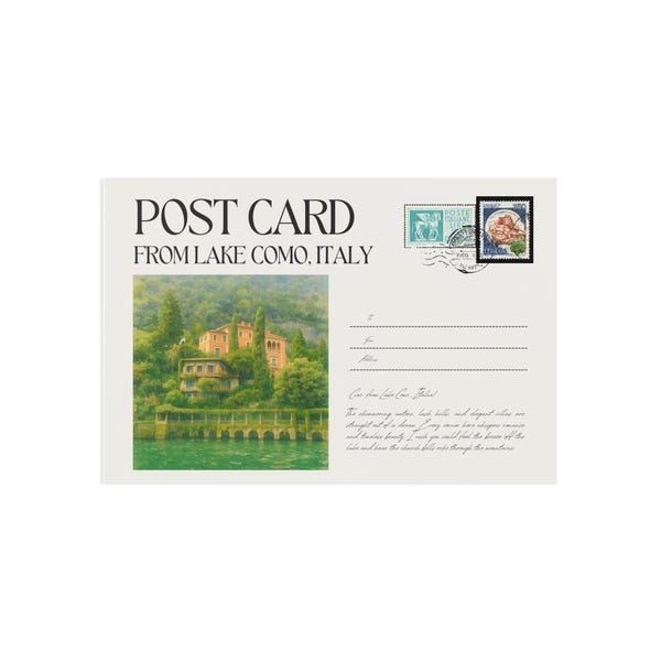 Italy Postcards - Etsy