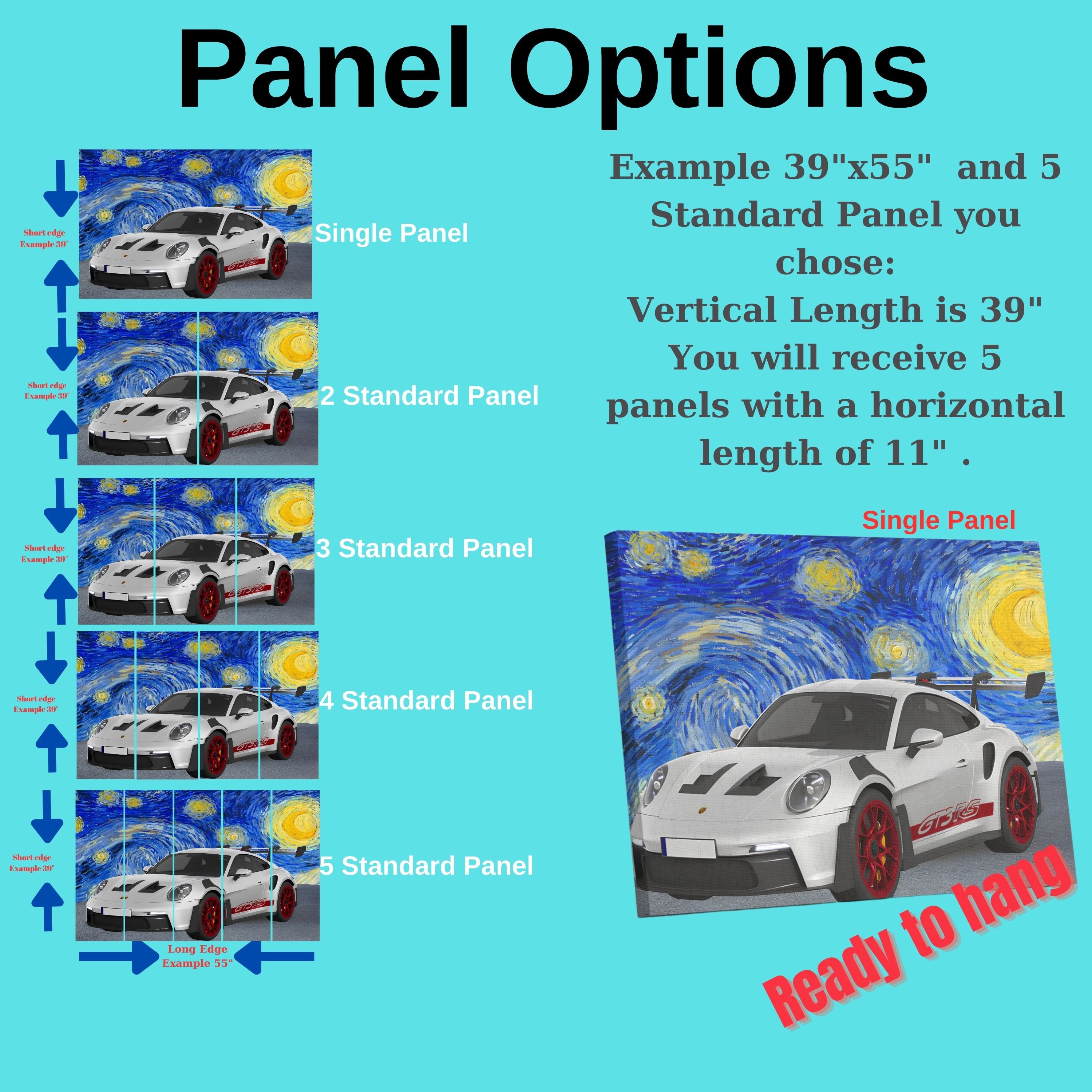 Porsche 911 Poster Porsche GT3 Canvas Print Porsche Wall Art Sport Car ...