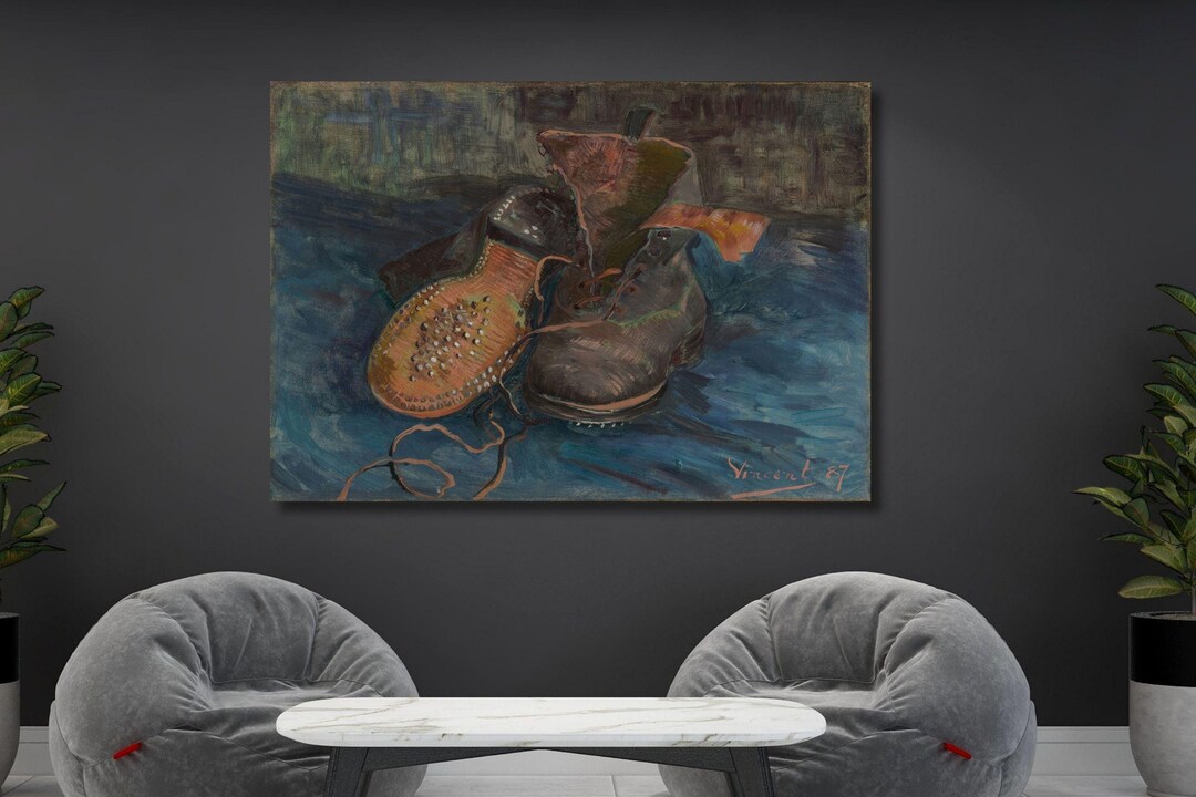 Vincent Van Gogh A Pairof Boots, A Pair of Boots Canvas ,impressionism ...