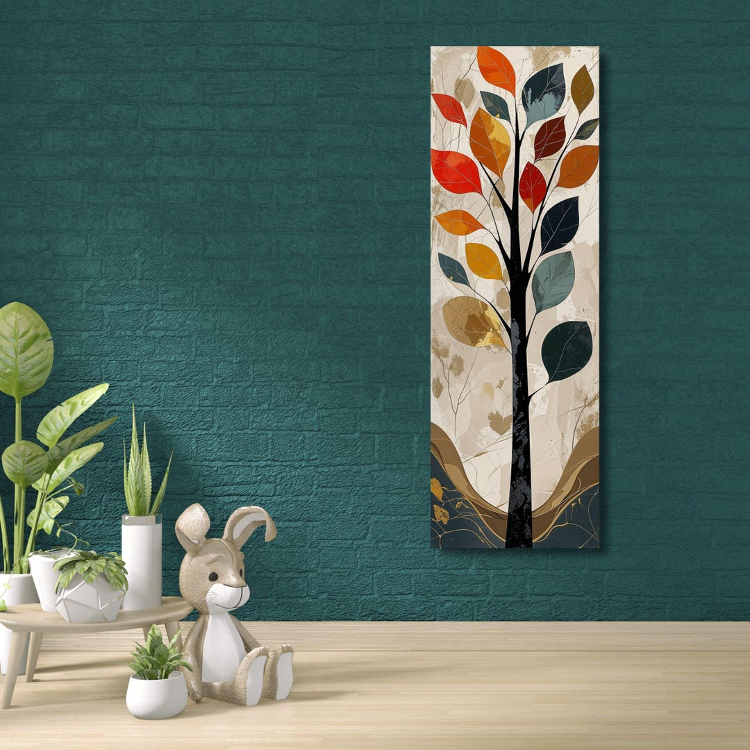 Long Narrow Canvas Wall Art, Tall and Thin Canvas Wall Art,nature Wall ...