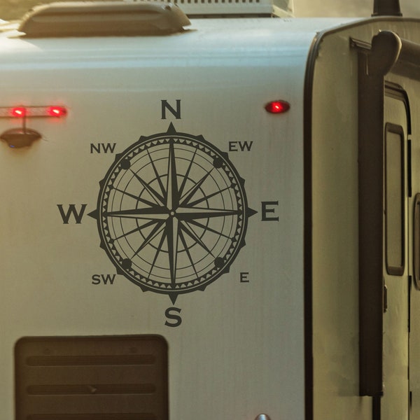 Compass Rose Decal - Etsy