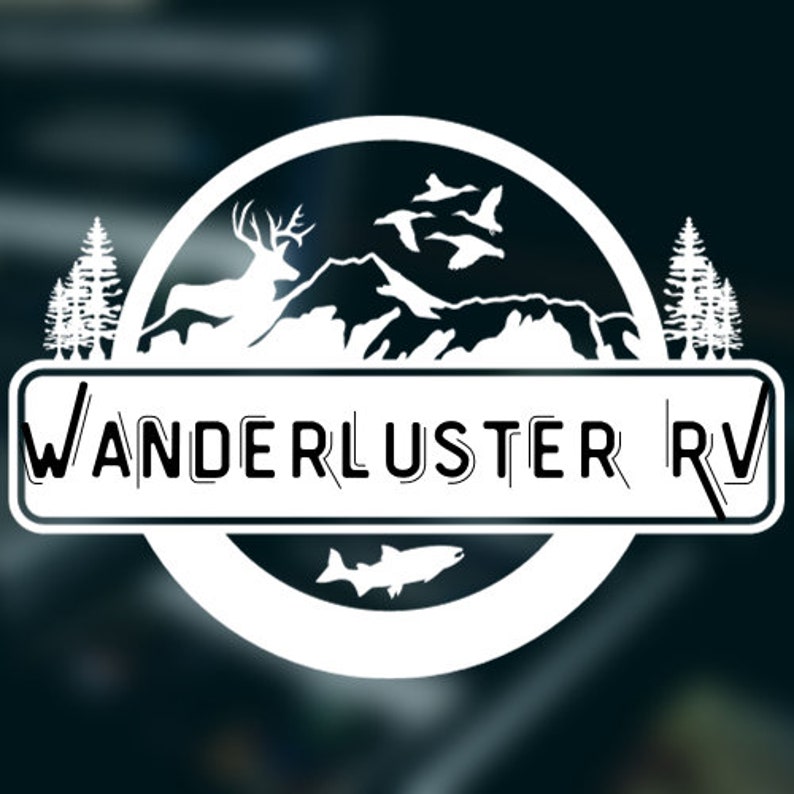 Compass Rose Camper RV Decal. Adventure Awaits Sticker, Travel Sign ...