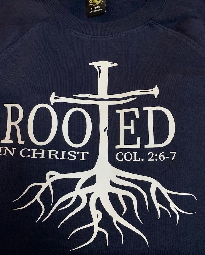 Rooted in Christ Shirt, Religious Tee, Jesus Tee, Christian Shirt ...