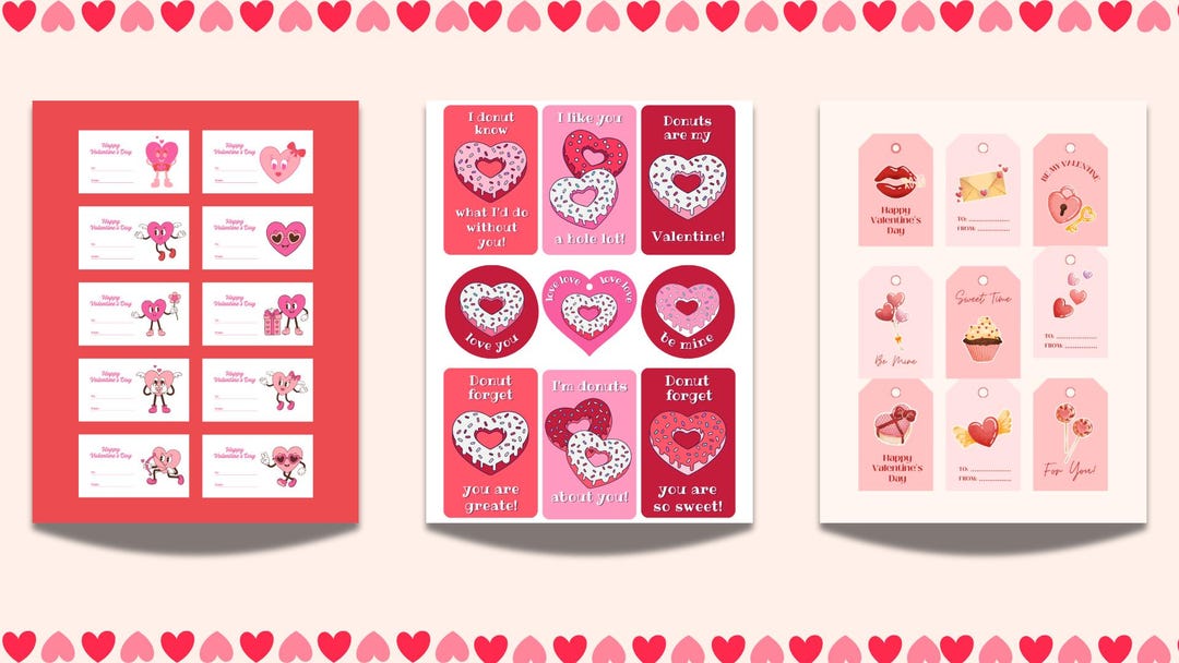 Printable Valentine's Day Mini Cards | Digital Download Classroom ...