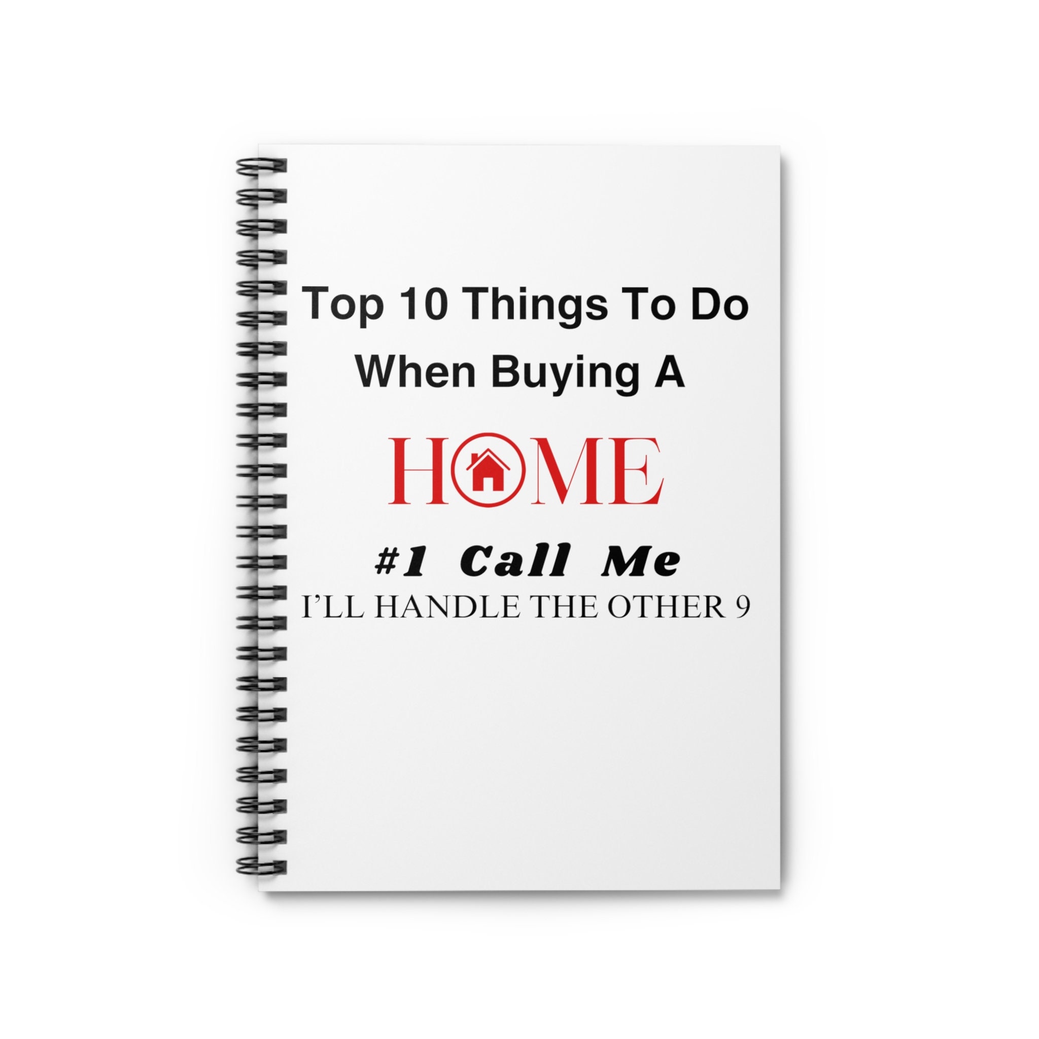 Top 10 Realtor Spiral Notebook Ruled Line - Etsy