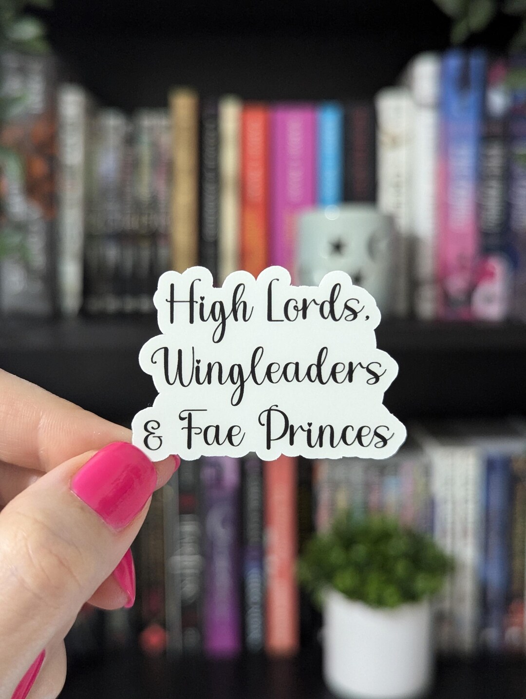 High Lords Wingleaders & Fae Princes (fancy) Sticker 2in | BOOKISH ...