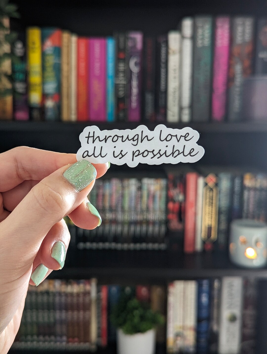 Through Love All is Possible Sticker 3in | Bryce & Danika | - Etsy