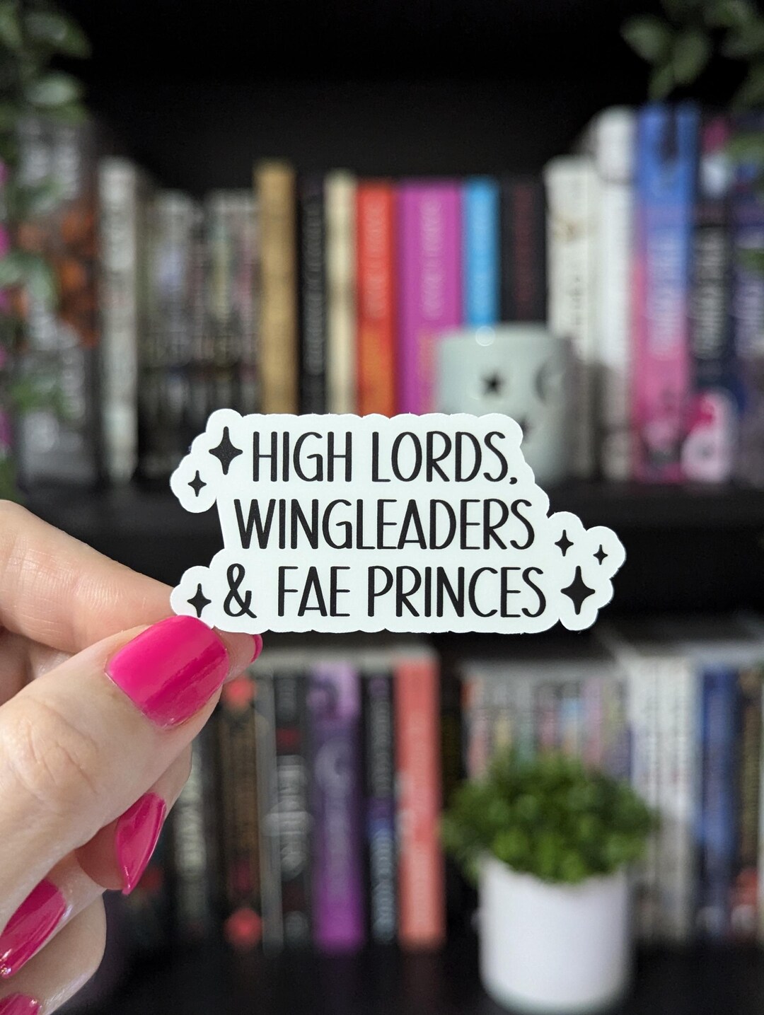 High Lords Wingleaders & Fae Princes (sparkle) Sticker 2.5in | BOOKISH ...