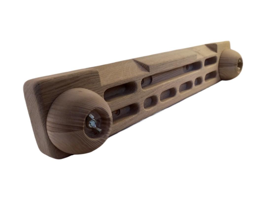 Hangboard Fingerboard Halfdome Oak Finger Grip Strength Board Climbing ...