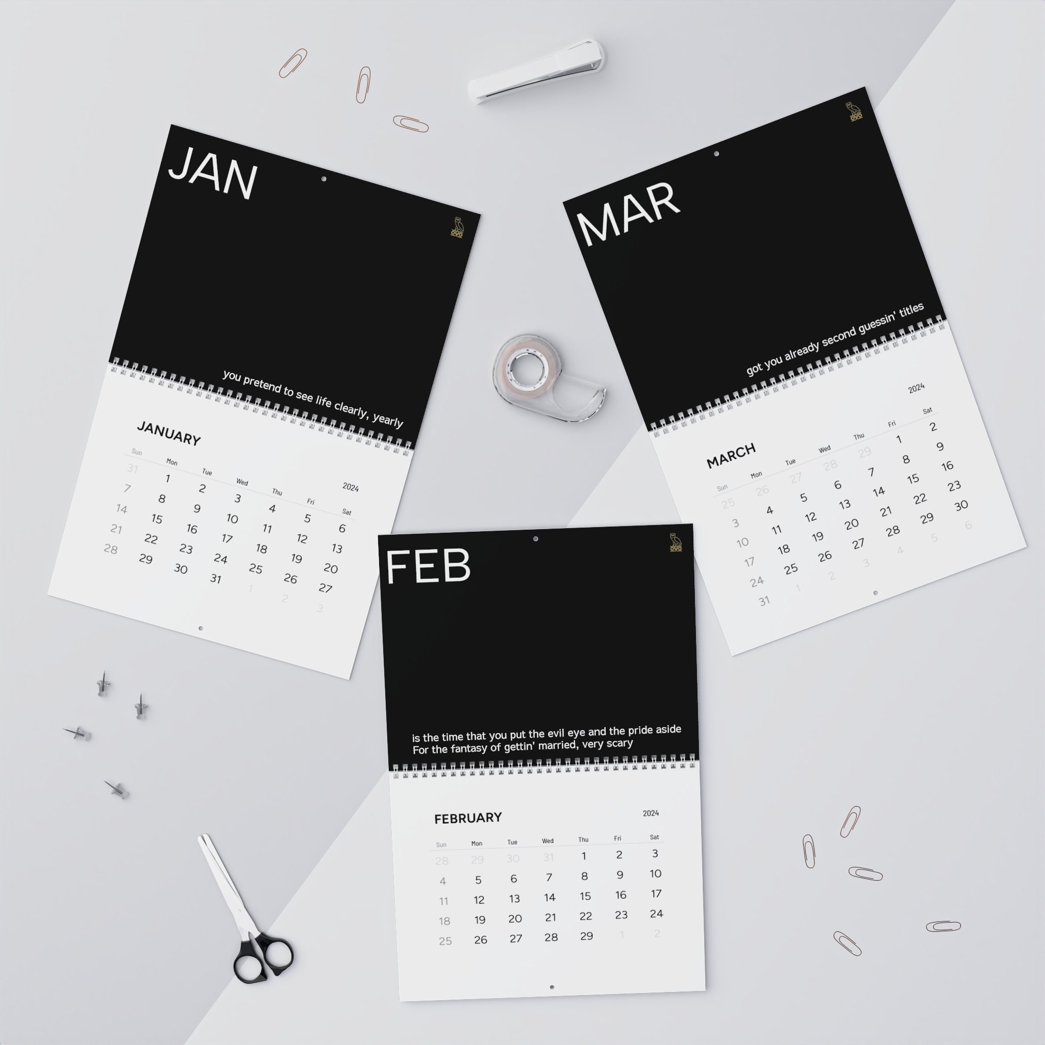 Drake "Slime You Out" 2024 Calendar sold by Valenka Looking | SKU ...
