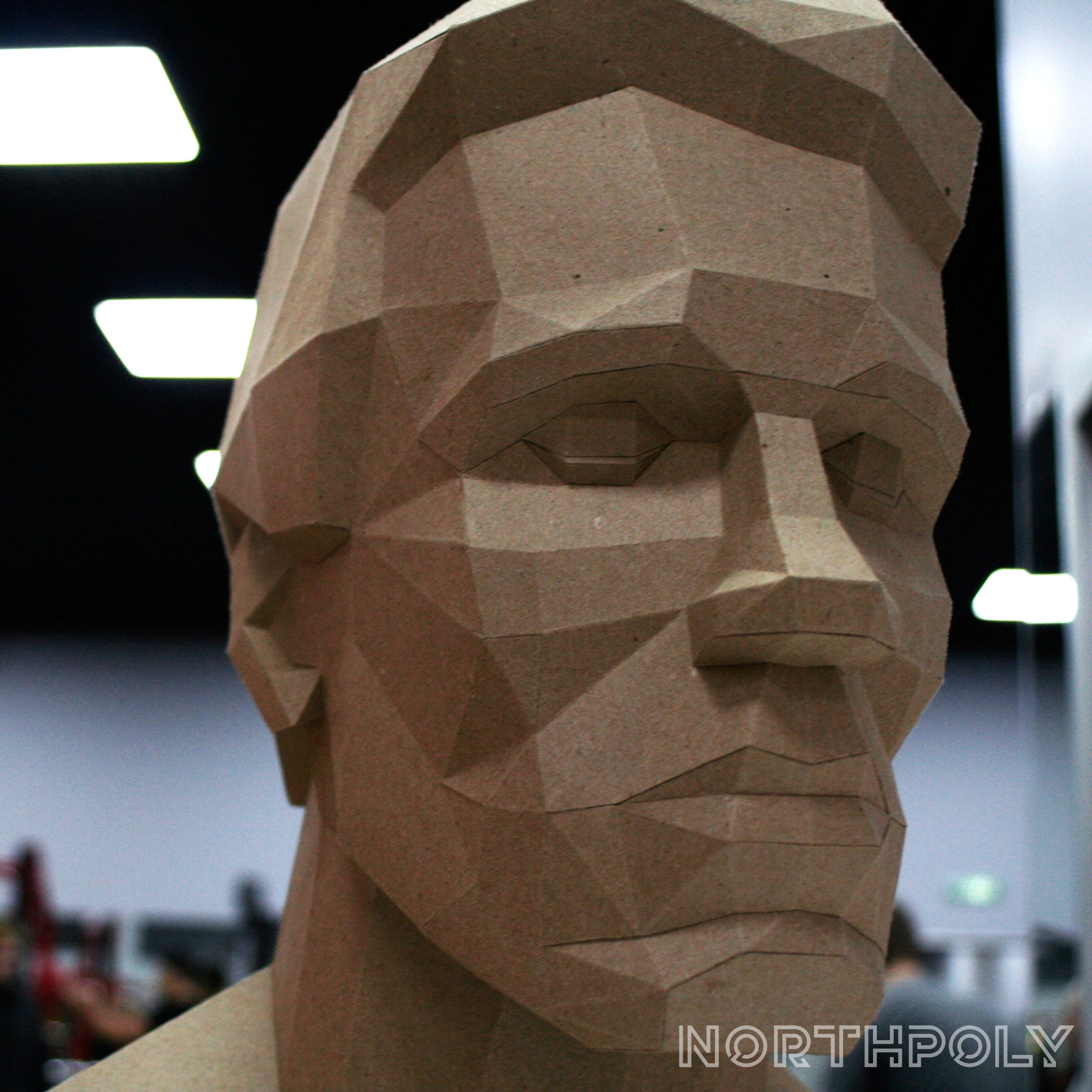 Papercraft Arnold Schwarzenegger Head, Gurko, Pdf Download Polygon ...