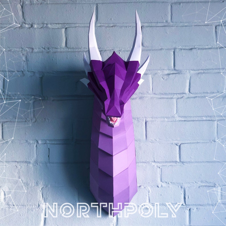 Awesome Dragon Papercraft, Gurko, DIY Origami, Lowpoly Dragon Pepakura ...