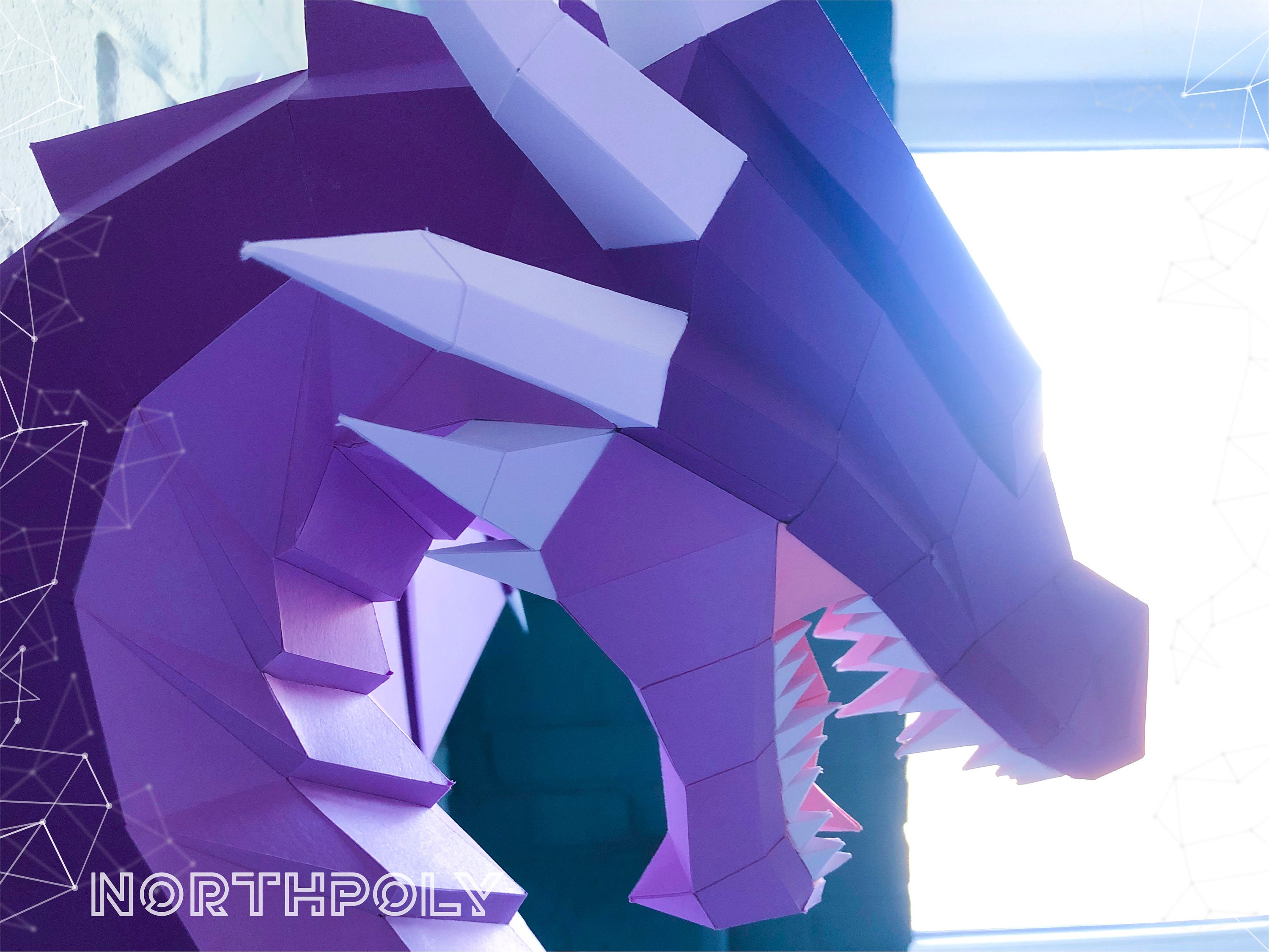 Awesome Dragon Papercraft, Gurko, DIY Origami, Lowpoly Dragon Pepakura ...