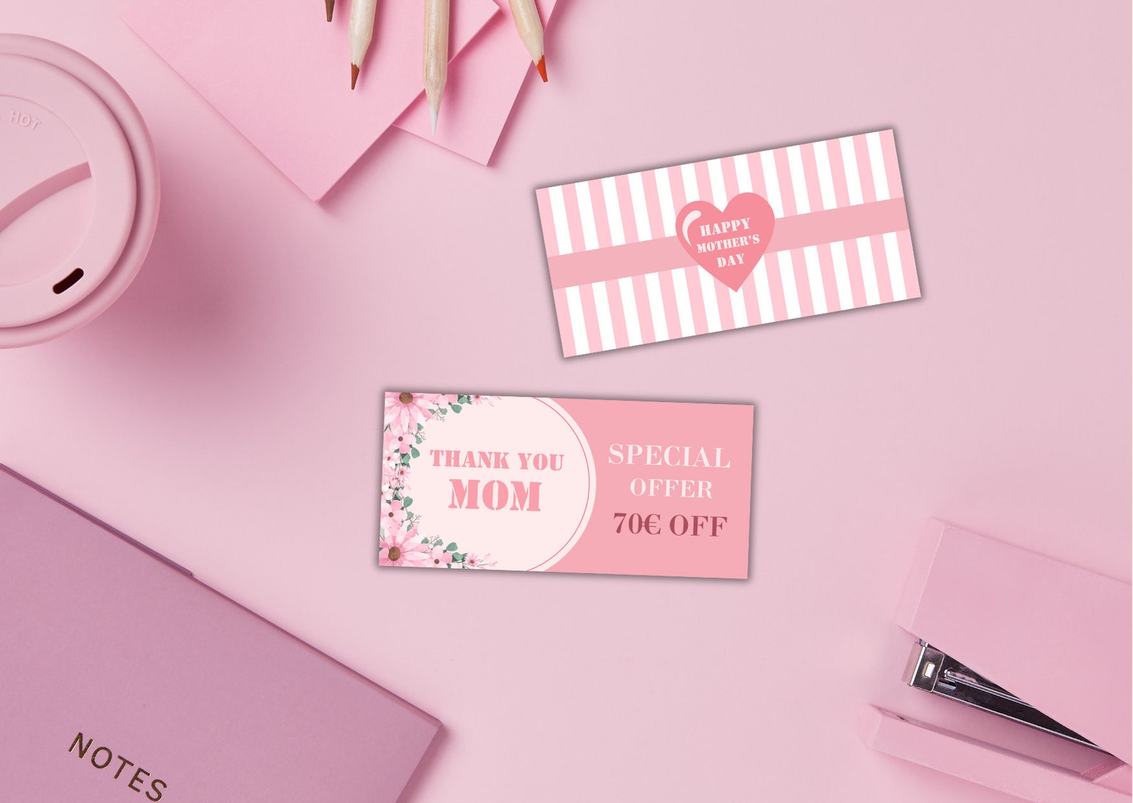 Create Your Own Mother's Day Vouchers Editable Template, Instant Gift ...