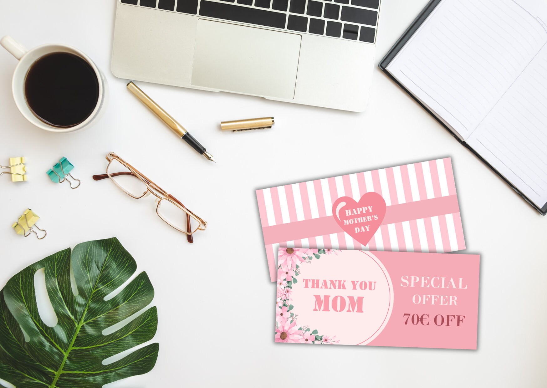 Create Your Own Mother's Day Vouchers Editable Template, Instant Gift ...