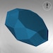 Diamond, 3D Papercraft, Digital Template, Origami, Low Poly, Brilliant ...
