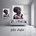 Black Kitchen Wall Art Print, African American Decor, Canvas Poster ...