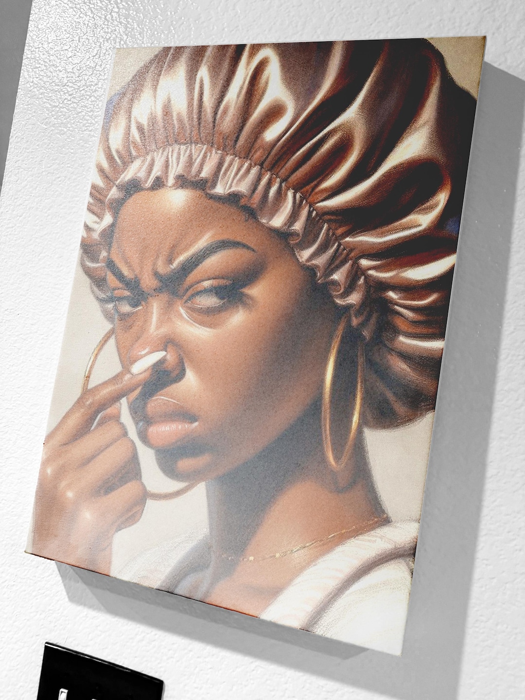 Stank Face Art Funny Black Bathroom Wall Art Print, Funny Black ...