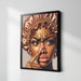 Stank Face Bathroom Art, Male Canvas Print Gift, Light Skinned African ...