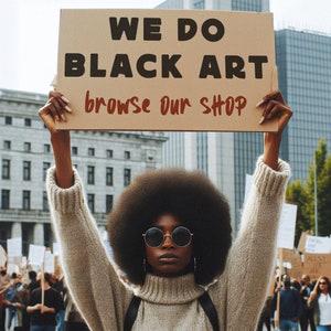 African-american Kitchen Wall Art Poster, Afro Black Chef Gift, Canvas ...