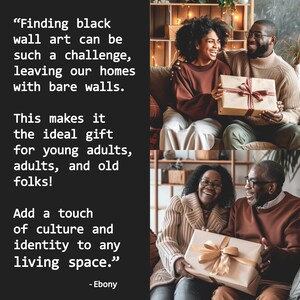 African-american Kitchen Wall Art Poster, Afro Black Chef Gift, Canvas ...