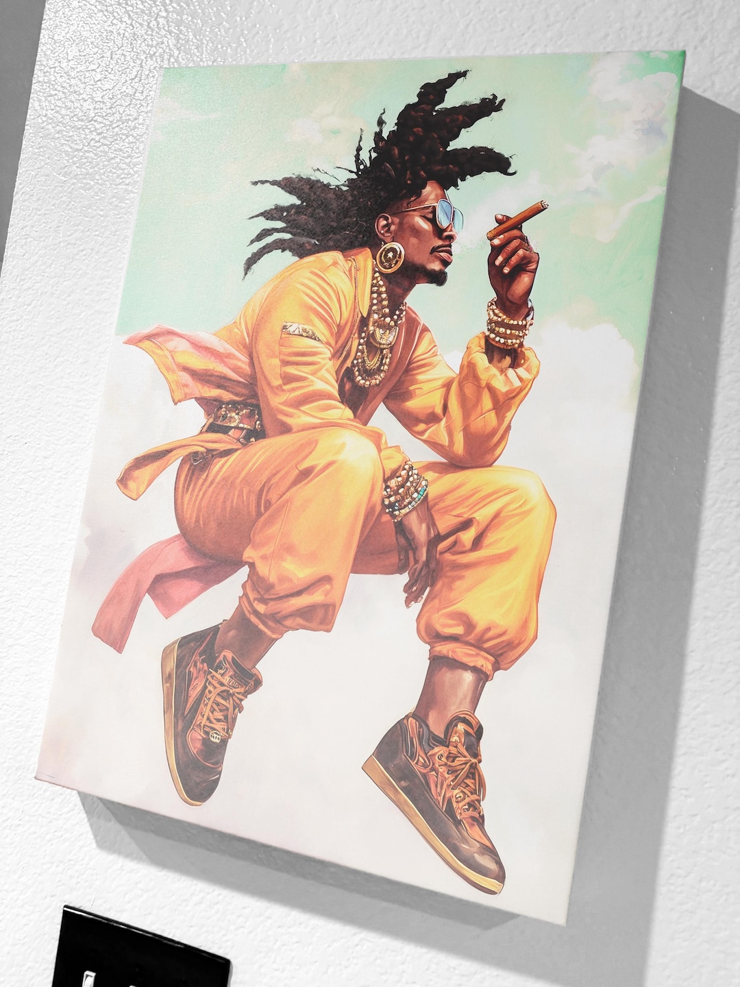 Broku Dope Black Anime Wall Art Print - Etsy