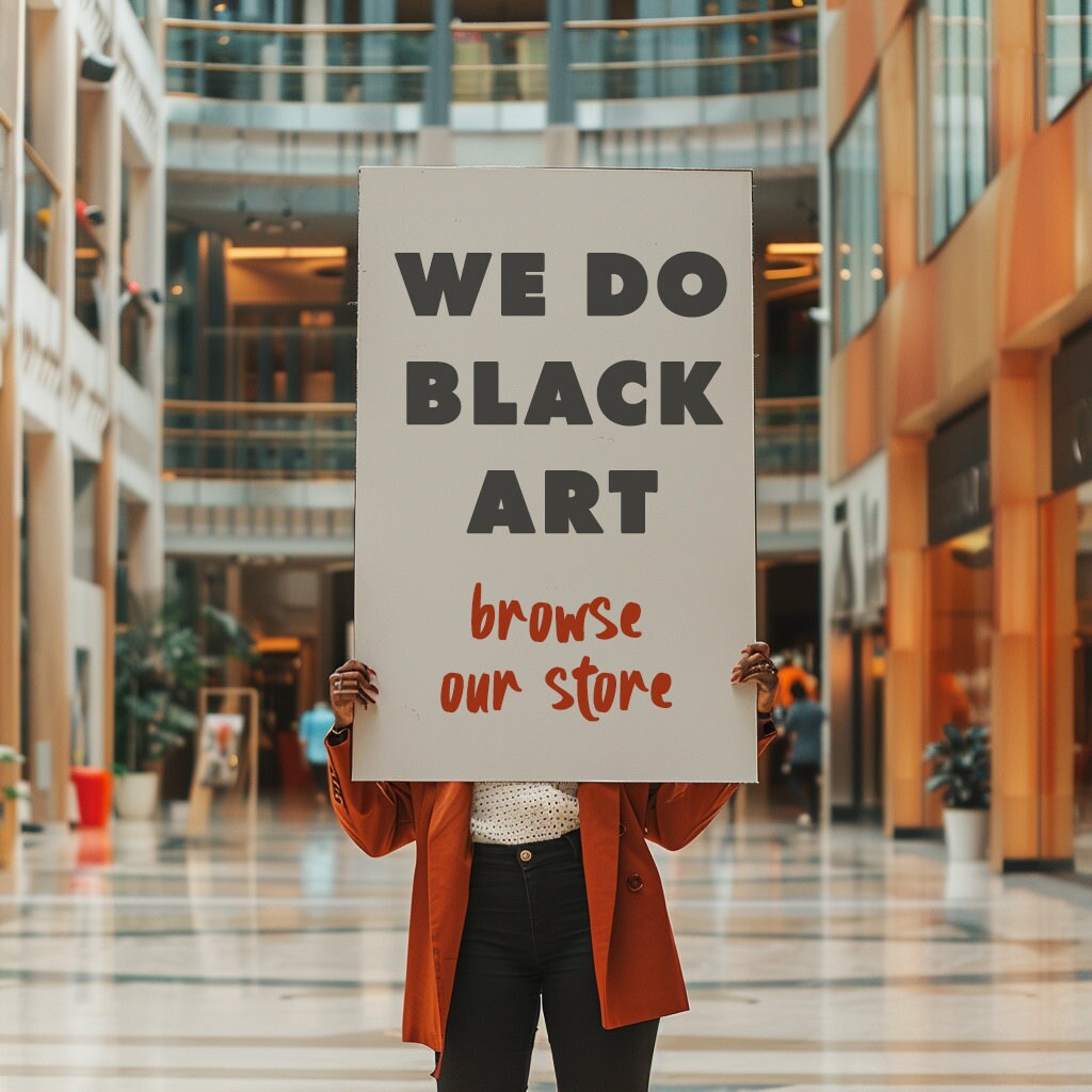 African-american Kitchen Wall Art Poster, Afro Black Chef Gift, Canvas ...