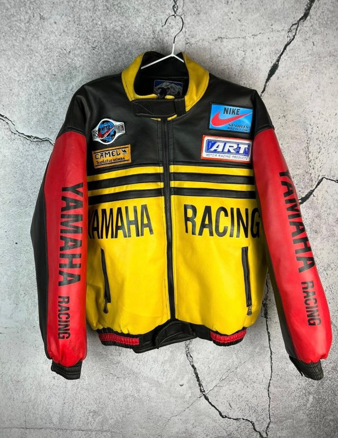 Motorbike Cow Skin Leather Jacket for Men & Women Vintage Motorcycle ...