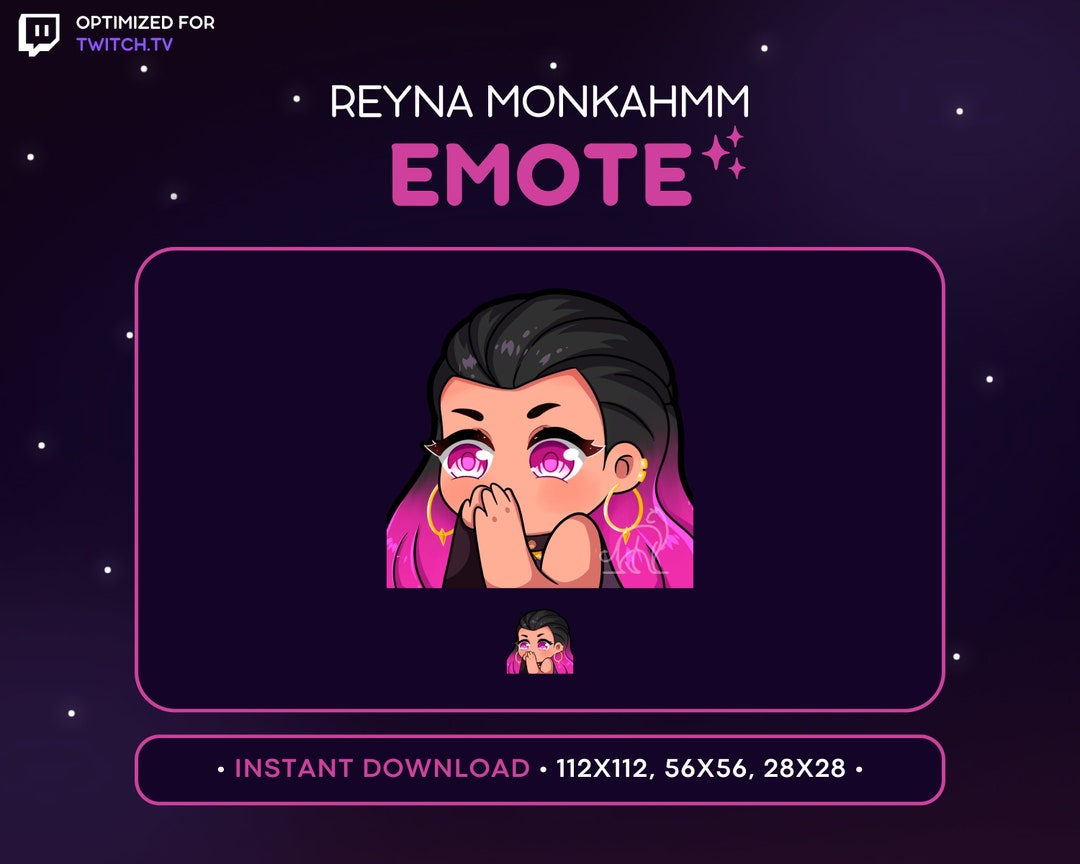 Valorant Reyna Twitch Emote Monkahmm Reyna Discord Emote, Reyna ...