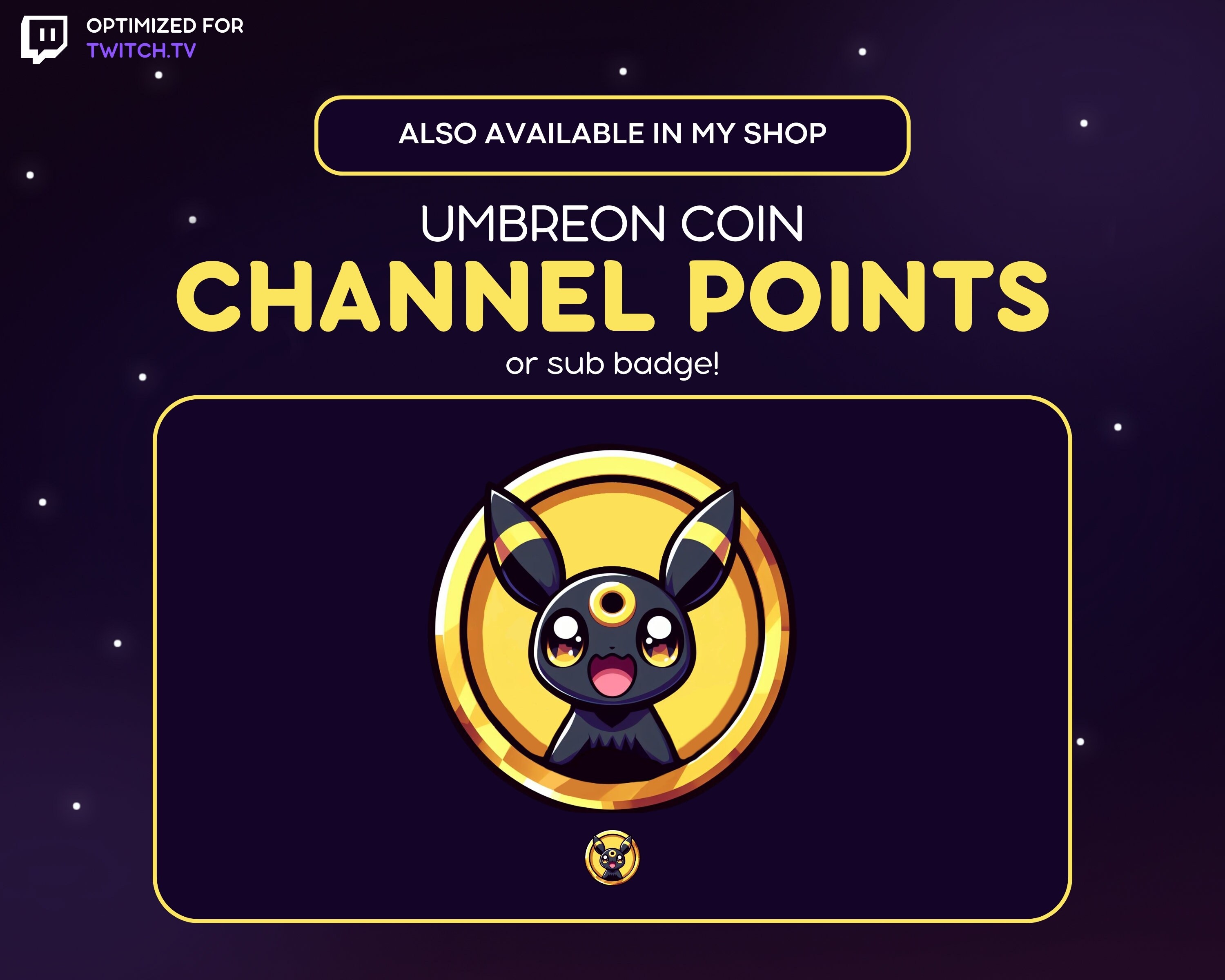 ANIMATED Shiny Umbreon Bongo Cat Twitch Emote - Pokemon Umbreon Discord ...