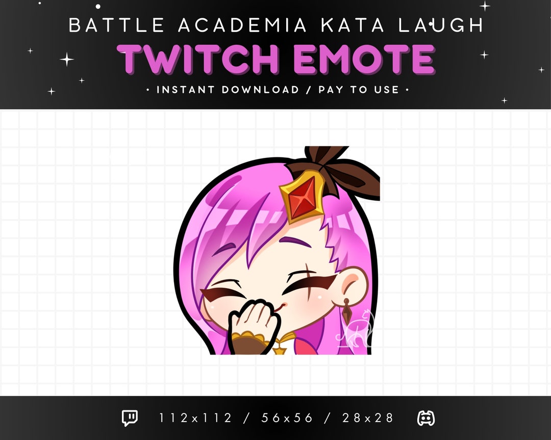 Battle Academia Katarina Twitch Emote Laugh Katarina League of Legends ...